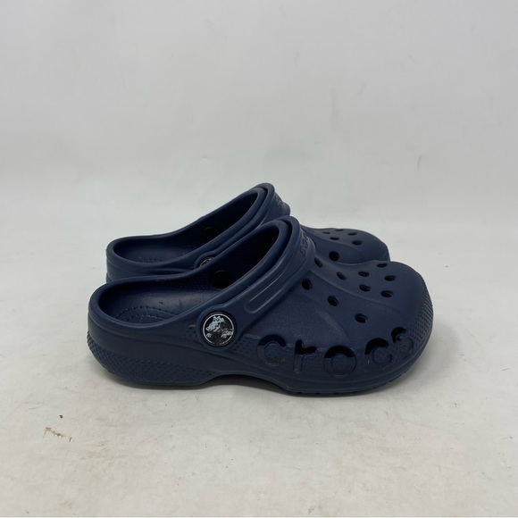 CROCS | Shoes | Crocs Toddlers Kids Navy Blue Baya Slip On Clogs Size ...